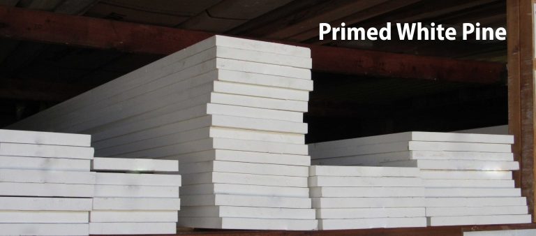 3/4" Primed Pine Boards | Capitol City Lumber
