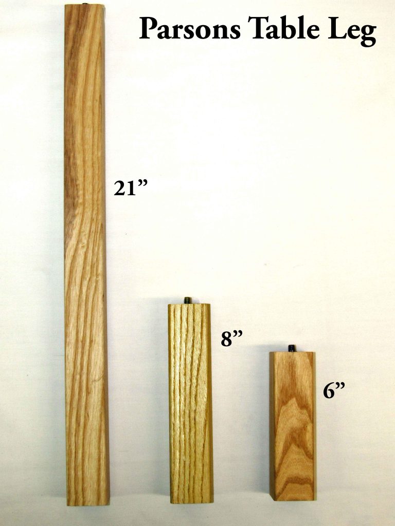 Parsons Table Legs | Capitol City Lumber