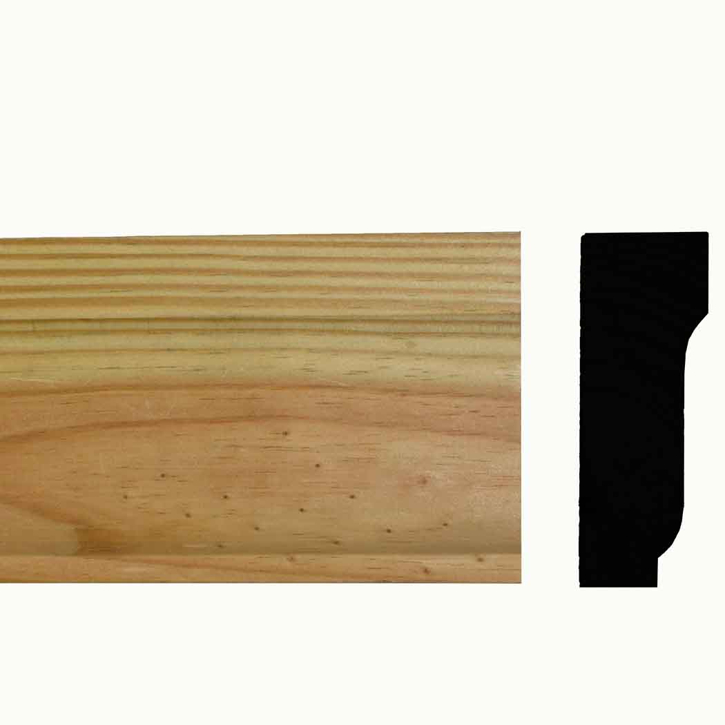 3403 Rake/Gable [1-1/4" x 3-1/2"] - Capitol City Lumber