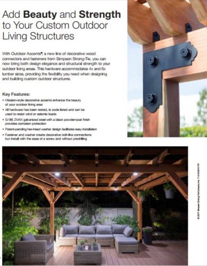 Simpson Strong-Tie Decorative Hardware | CC Lumber Company