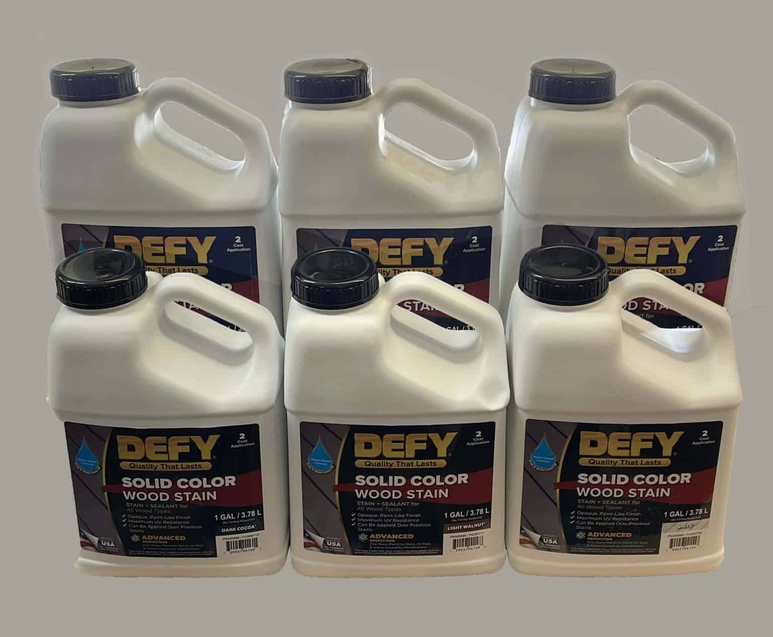 DEFY Solid Color Wood Stain | Capitol City Lumber