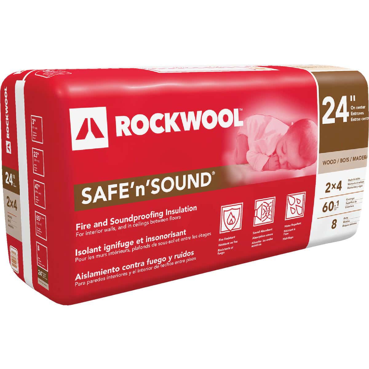 Rockwool Safe-n-Sound Stone Wool Insulation | Capitol City Lumber