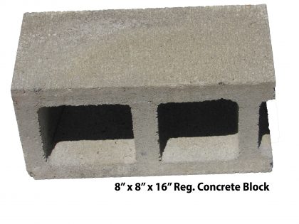 Regular Concrete Block | Capitol City Lumber