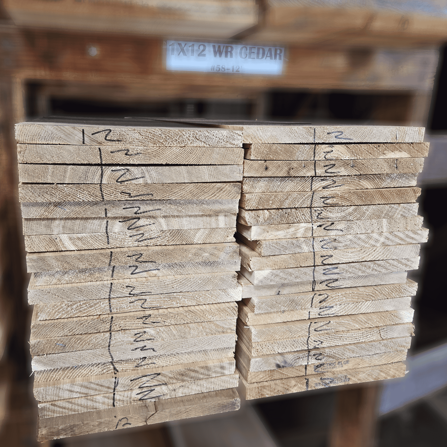 1x12 WR Cedar Select S1S2E | Capitol City Lumber