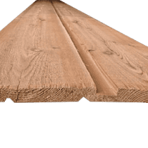 Western Red Cedar Channel Rustic Siding | Raleigh Lumber Co