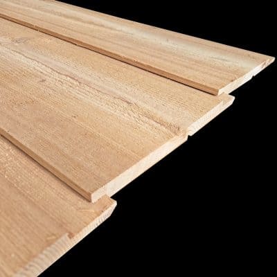 Western Red Cedar Channel Rustic Siding | Raleigh Lumber Co
