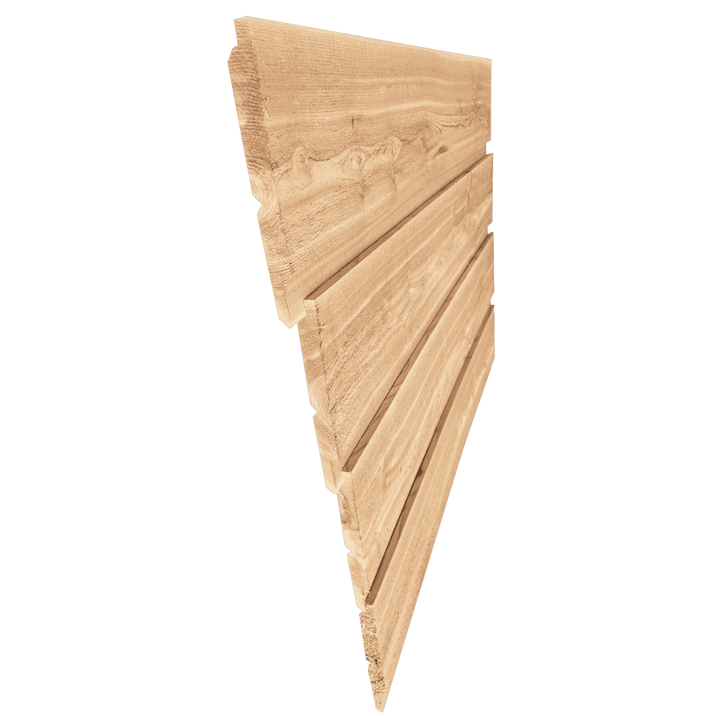 Western Red Cedar Channel Rustic Siding | Raleigh Lumber Co