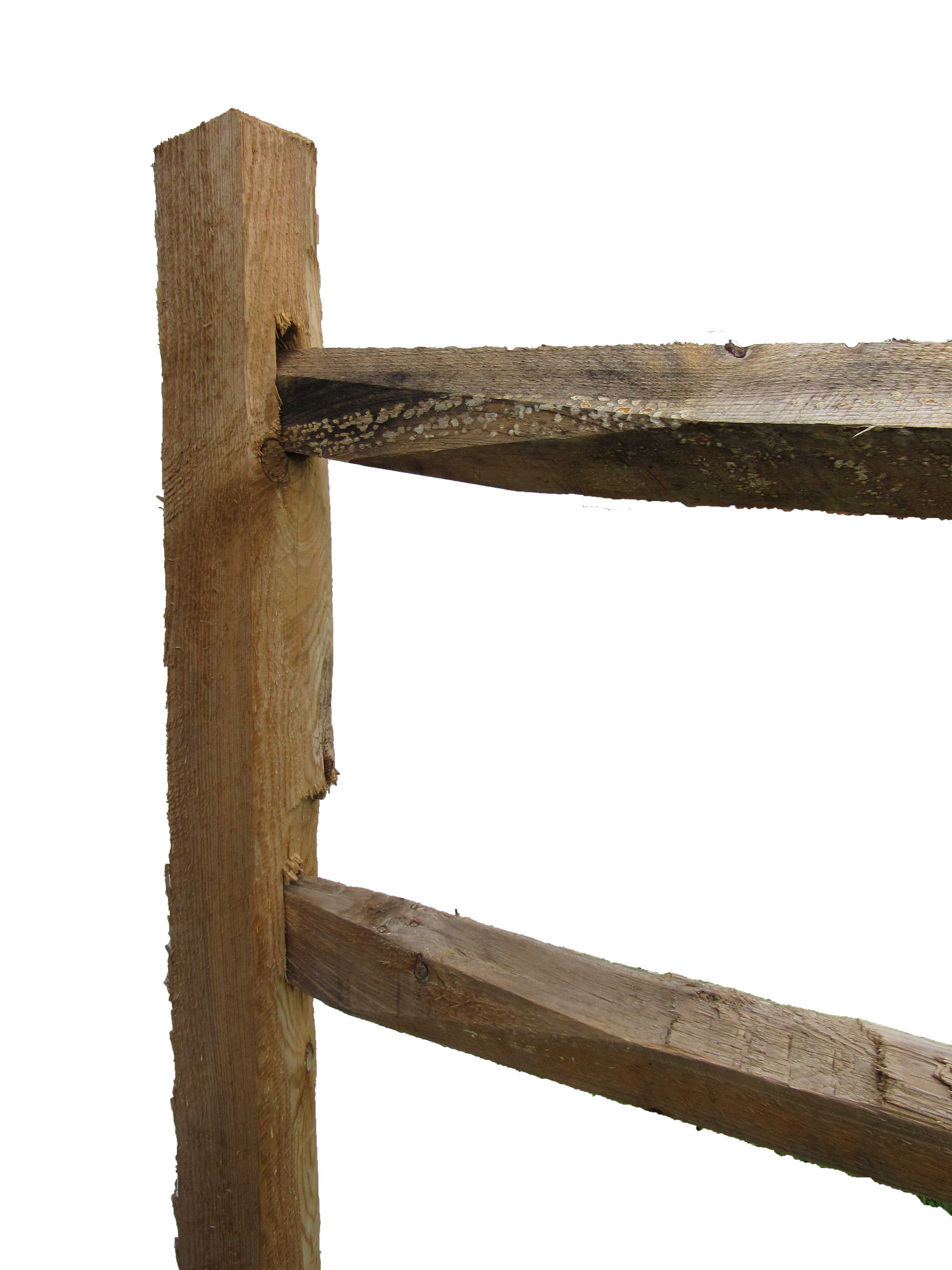 Split-Rail Treated Posts, 2 Hole | Capitol City Lumber