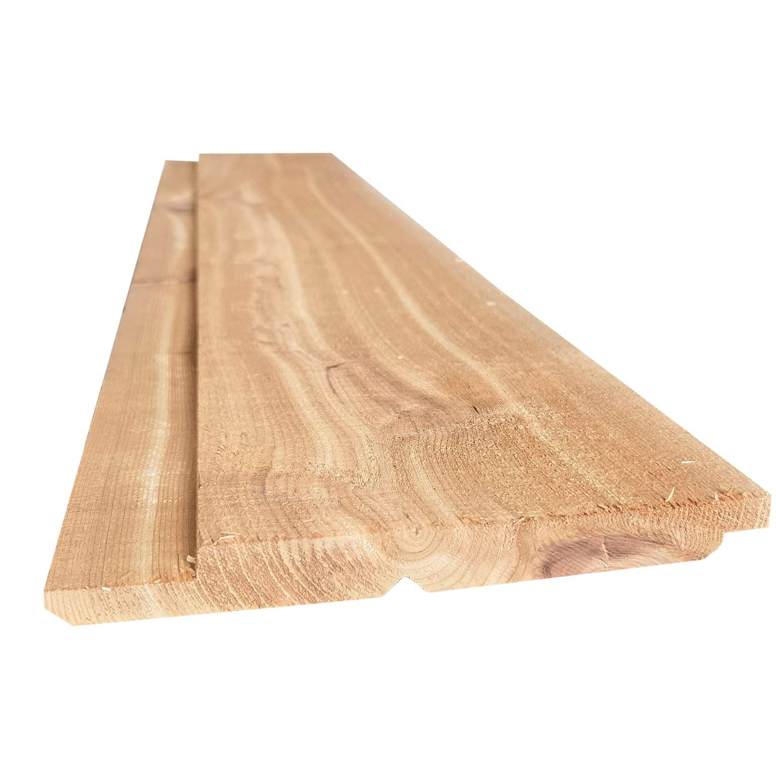 Western Red Cedar Channel Rustic Siding | Raleigh Lumber Co