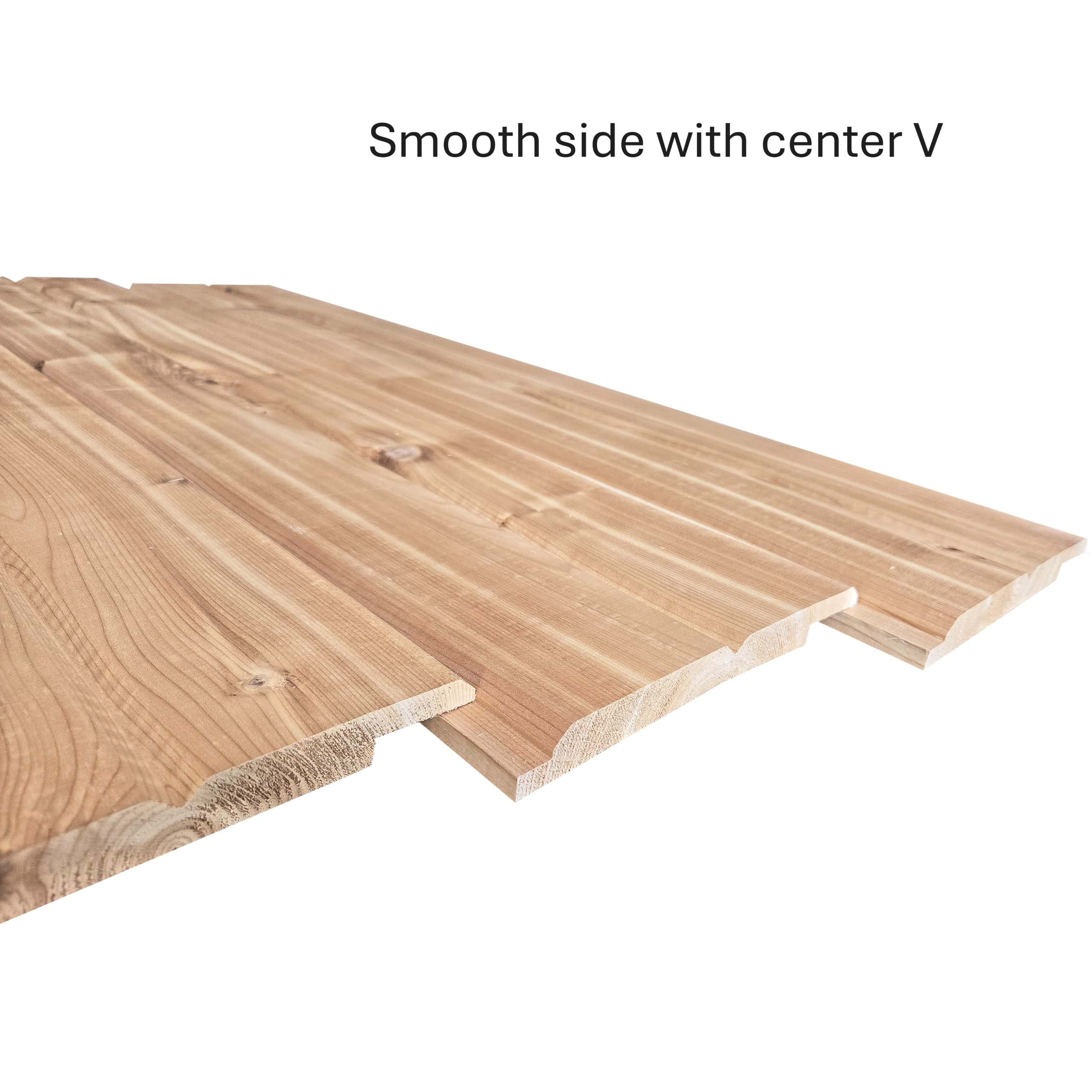 Western Red Cedar Channel Rustic Siding | Raleigh Lumber Co