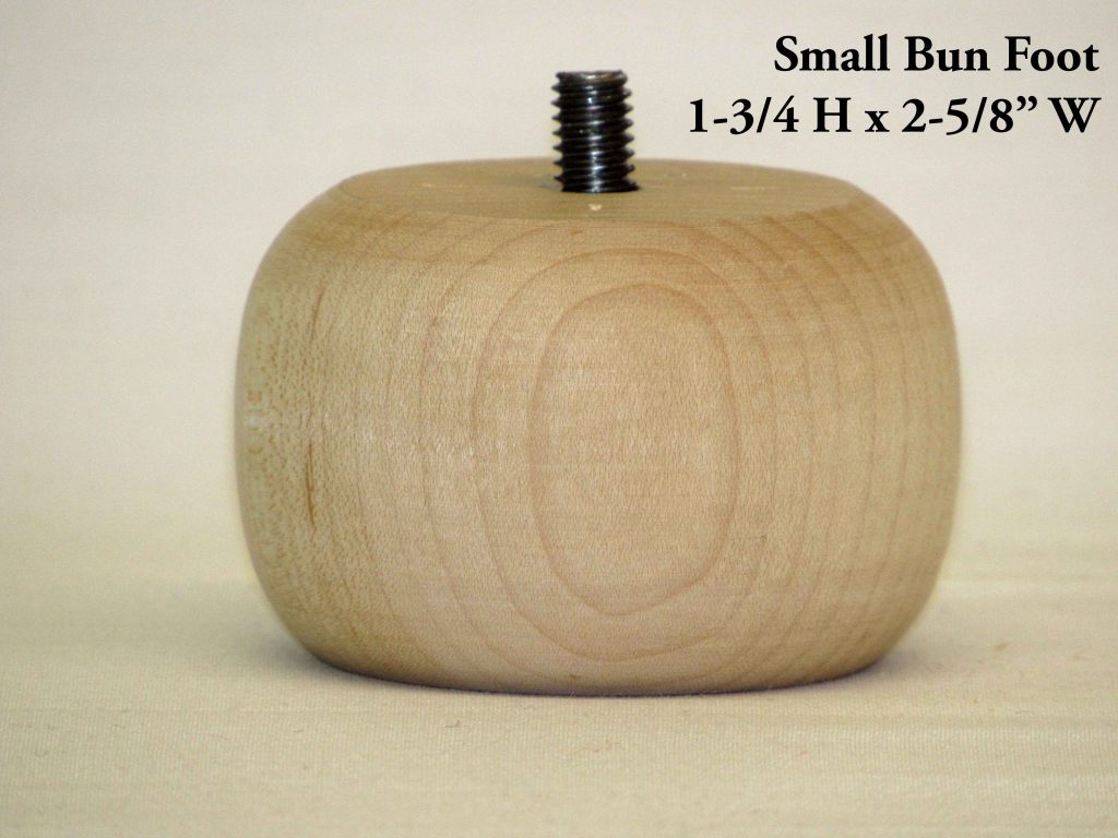 Small Bun Foot - Pair | Capitol City Lumber