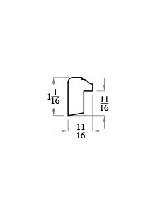 281 Backband [11/16" x 1-1/6"] | Capitol City Lumber