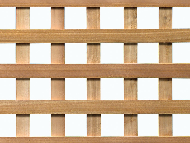 Square Woodway Premium Cedar Garden Lattice | Capitol City Lumber