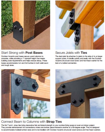 Simpson Strong-Tie Decorative Hardware | CC Lumber Company