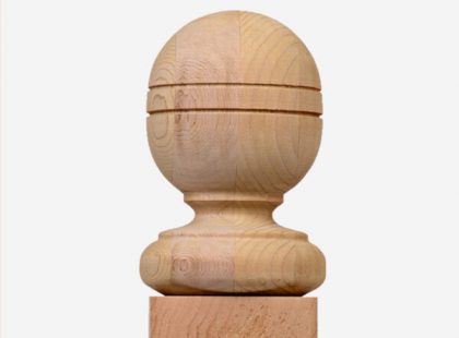Jumbo Colonial Ball Post Top For A 6x6 | Capitol City Lumber