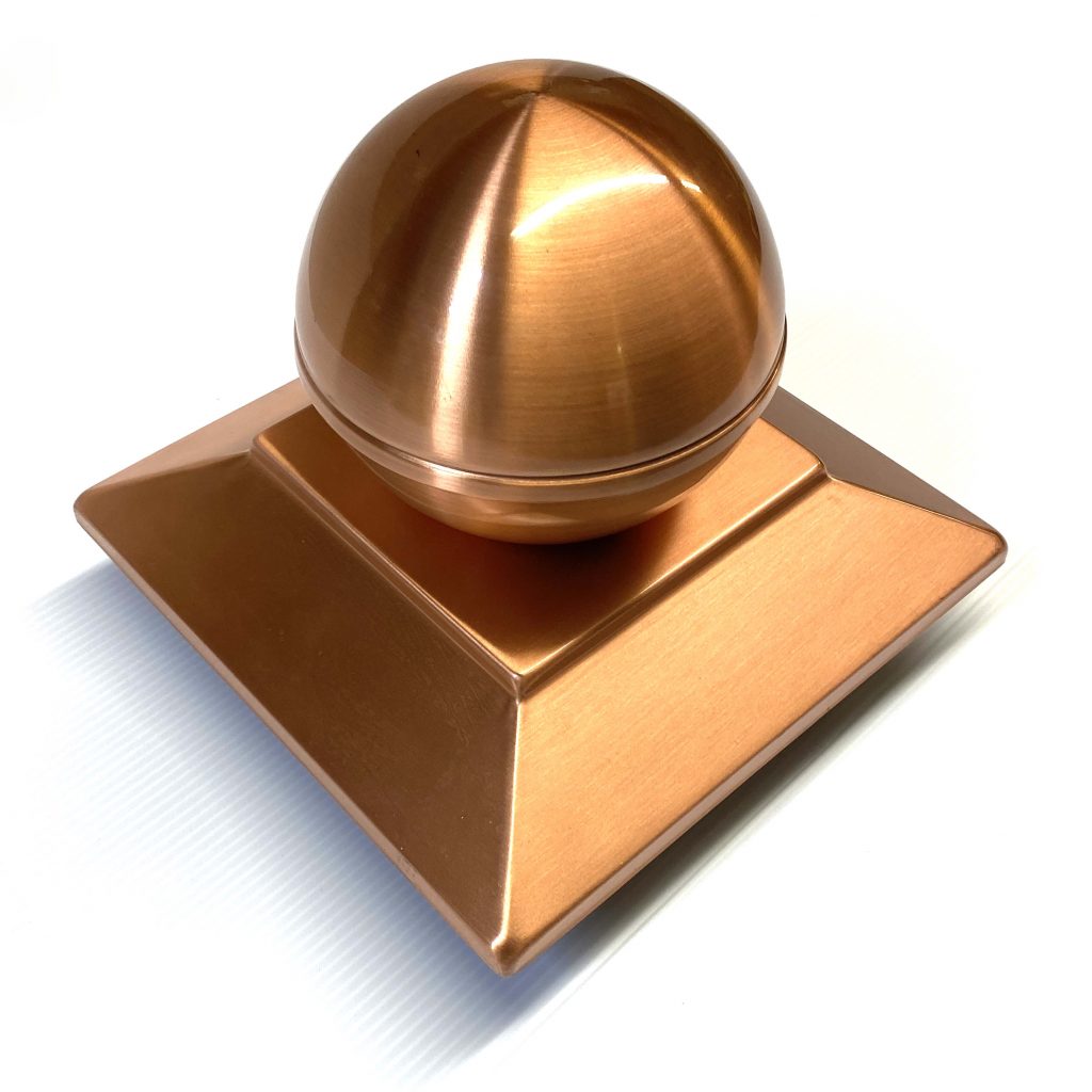Victoria Copper Ball Post Caps | Capitol City Lumber