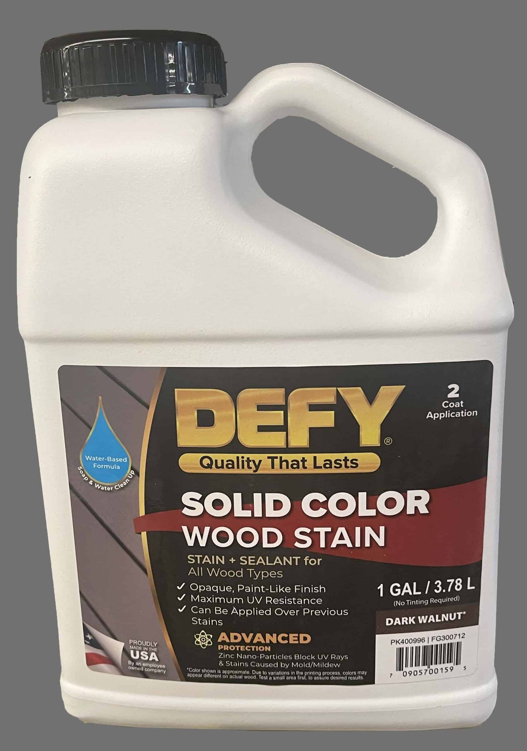 DEFY Solid Color Wood Stain | Capitol City Lumber