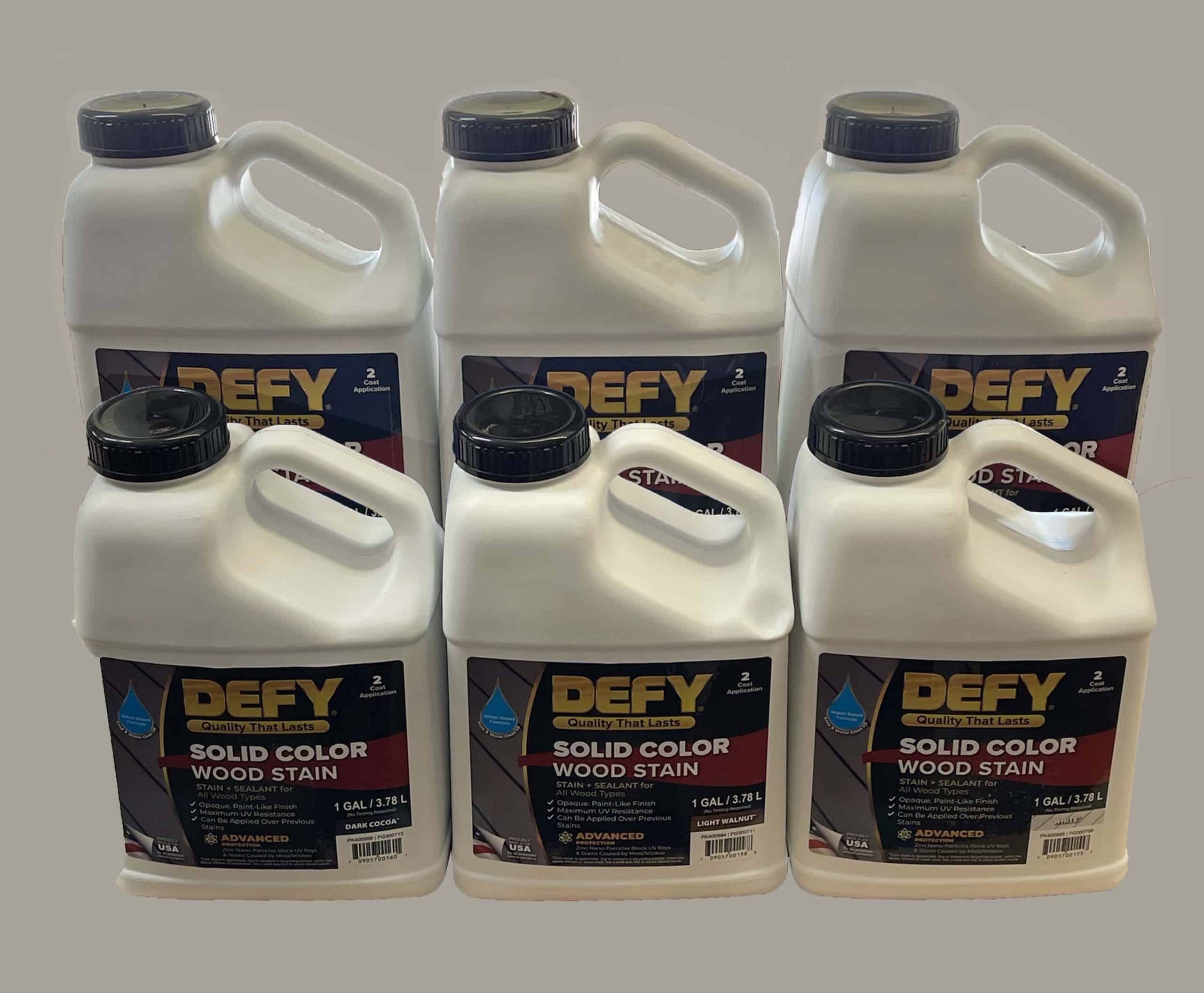 DEFY Solid Color Wood Stain | Capitol City Lumber