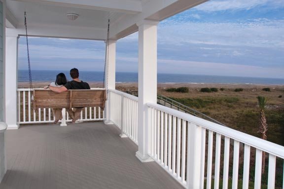 TimberTech PVC Cathedral Grain Porch Flooring | Capitol City Lumber