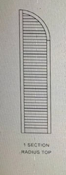 True Radius Louver Shutters | Capitol City Lumber